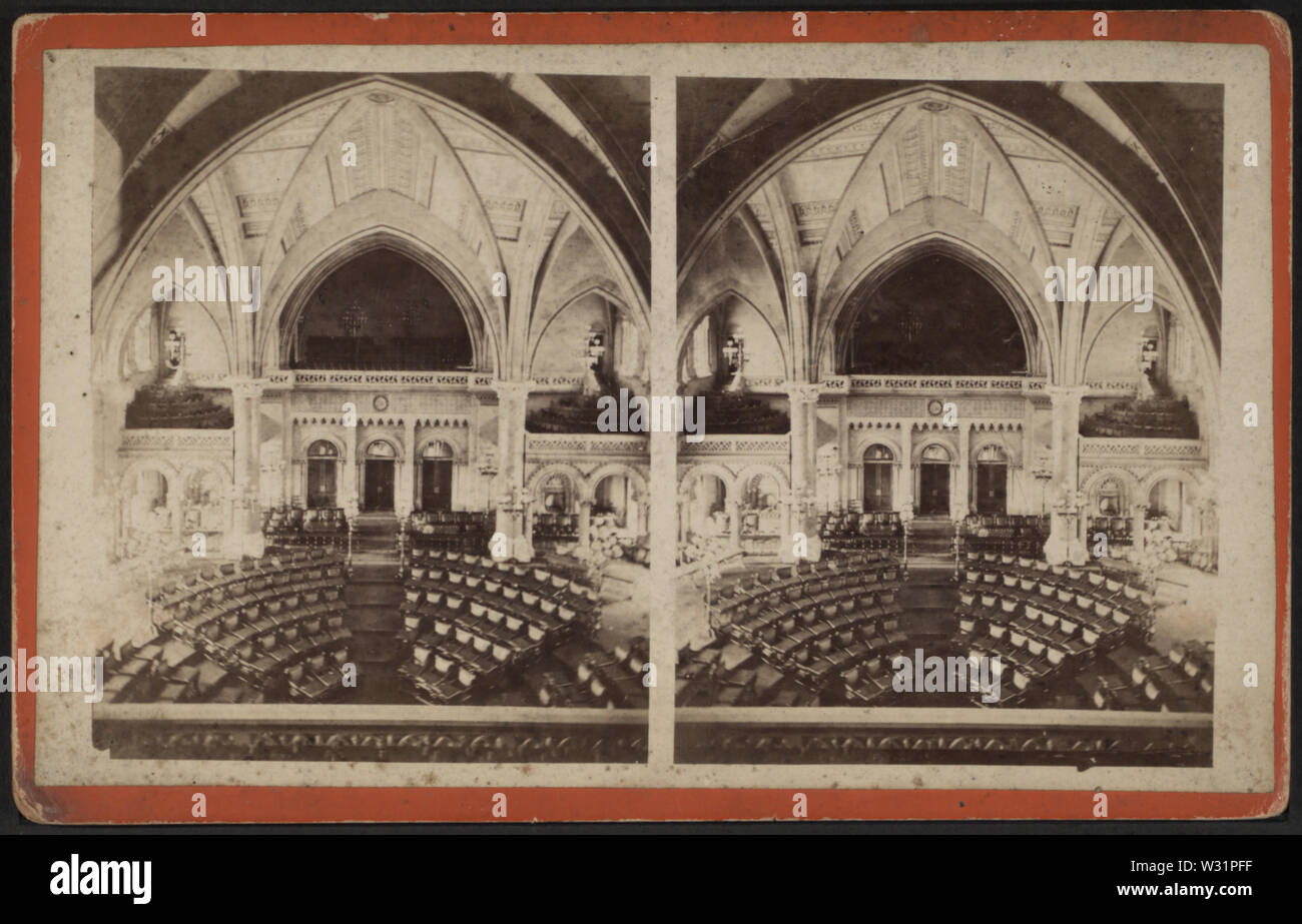 Rear view of Assembly Chamber, from Robert N Dennis collection of ...