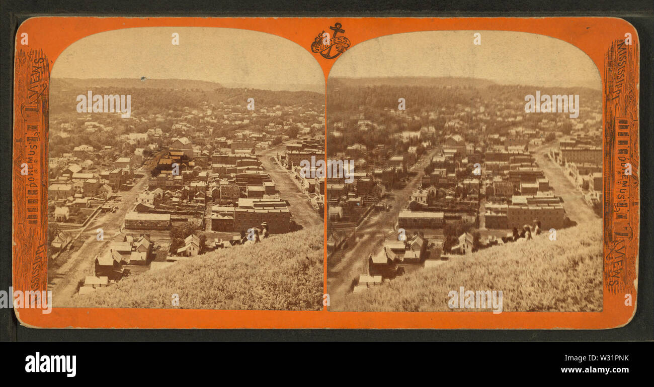 Red Wing, Min from barn bluff, by J P Doremus Stock Photo - Alamy