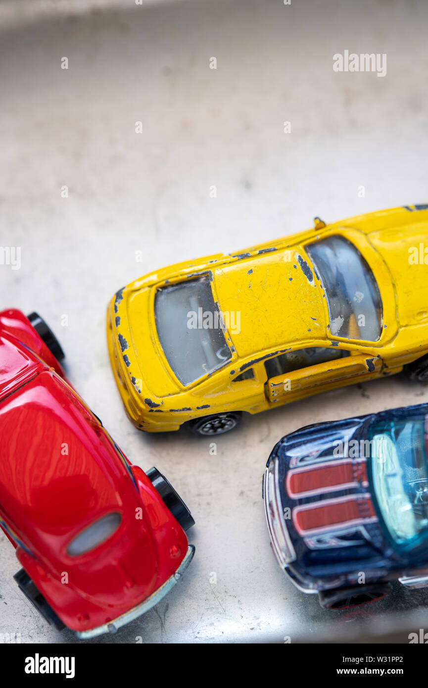 Collection of toy cars Stock Photo - Alamy