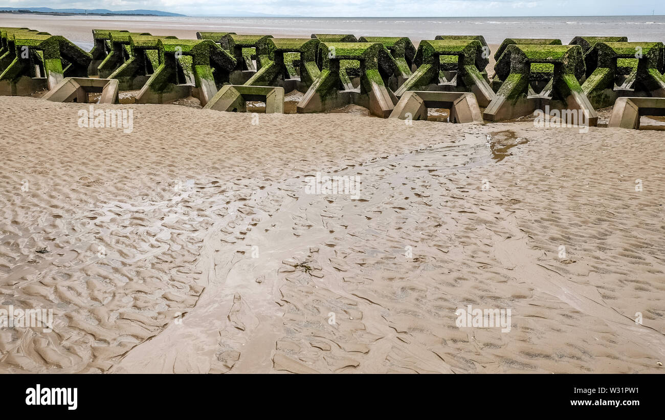 Sea defences new brighton beach hi-res stock photography and images - Alamy