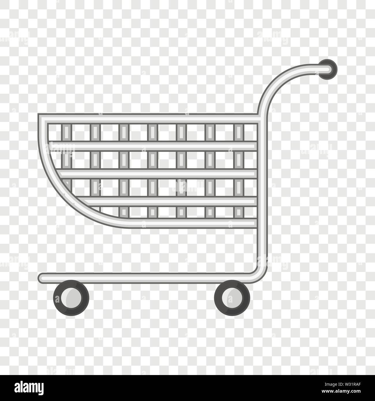 Small shopping cart icon, cartoon style Stock Vector Image & Art - Alamy