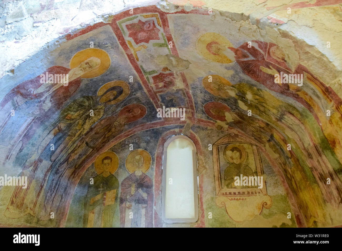 The building of the Church of St. Nicholas in Turkey, Demre. Walls ...