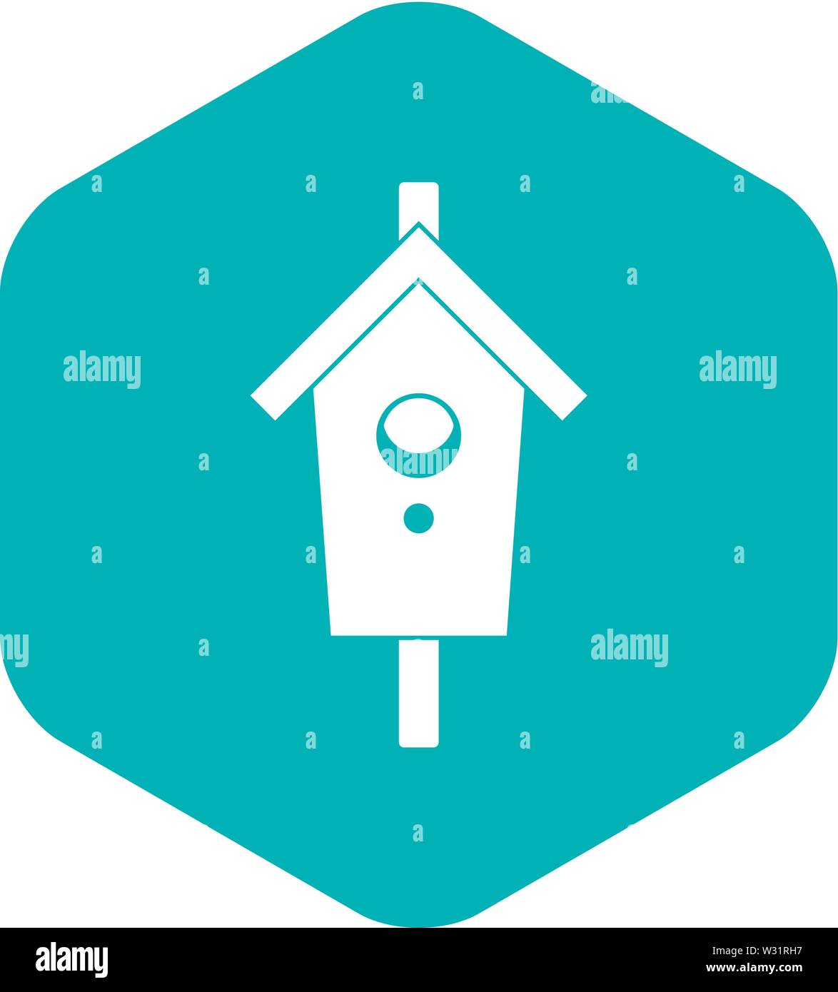 Birdhouse icon, simple style Stock Vector Image & Art - Alamy