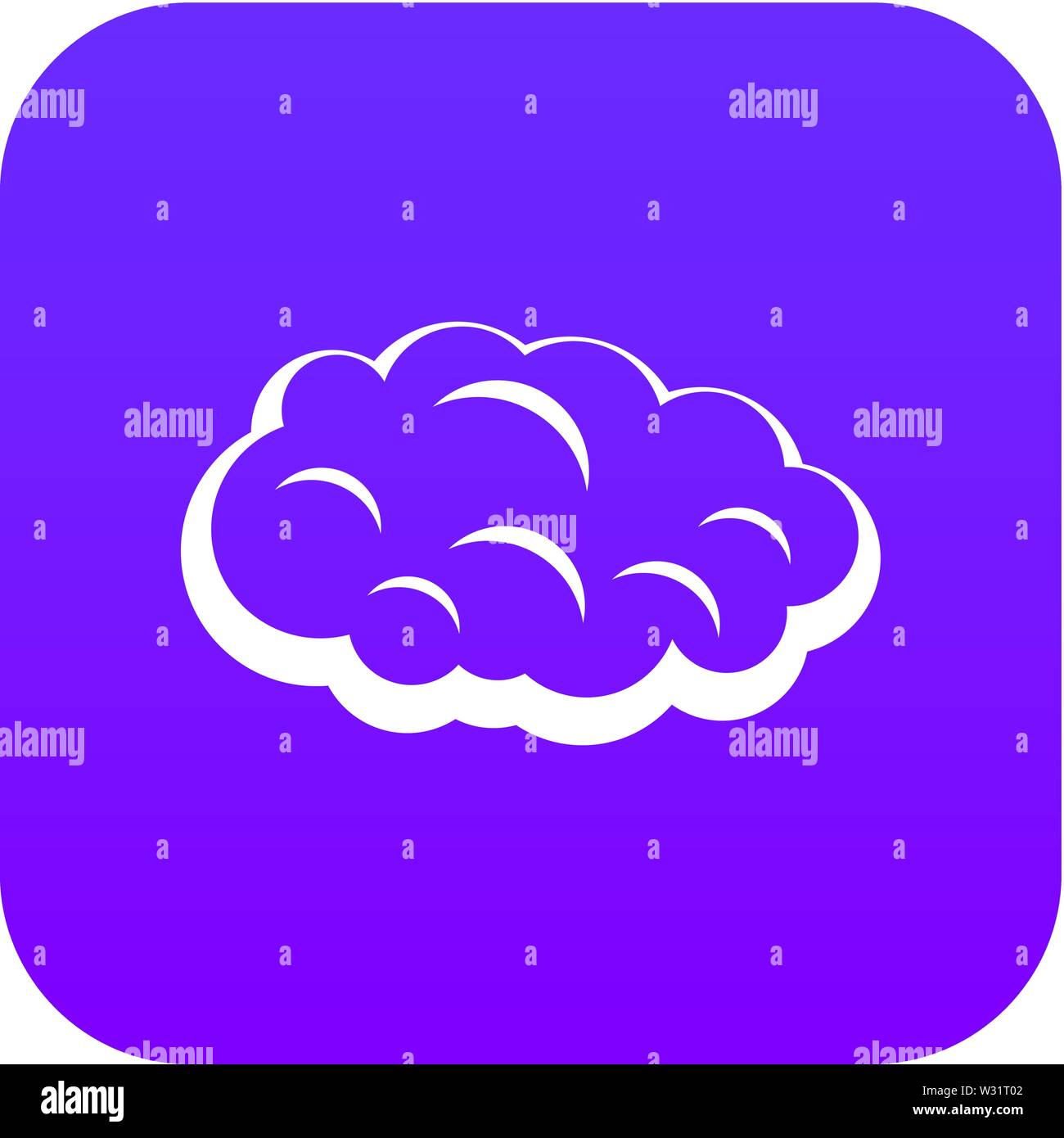 Cloud icon digital purple Stock Vector Image & Art - Alamy