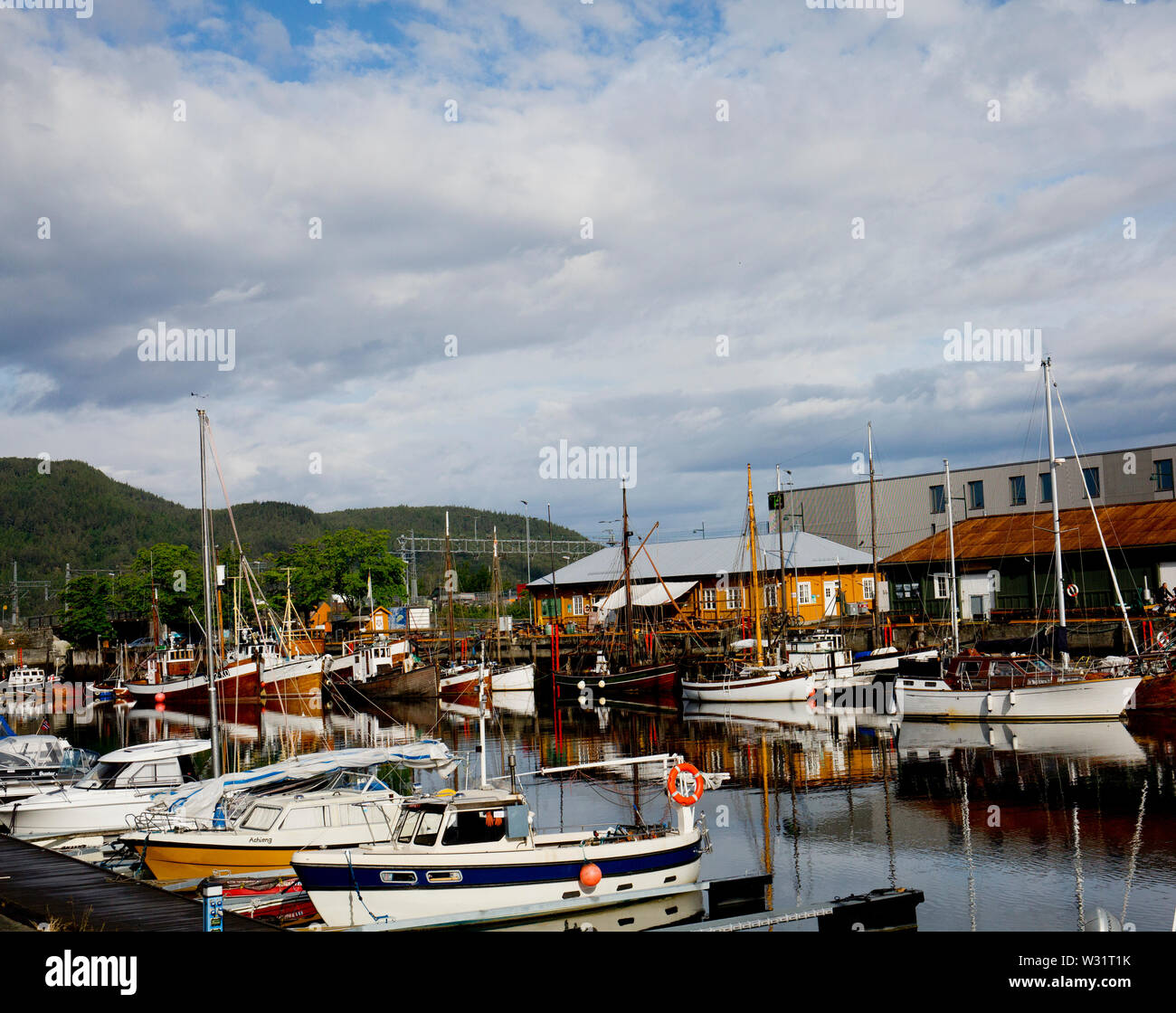Trondheim harbour area hi-res stock photography and images - Alamy