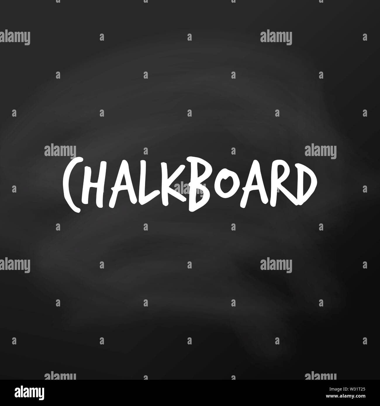 Chalkboard vector. Black background board template for school lessons ...