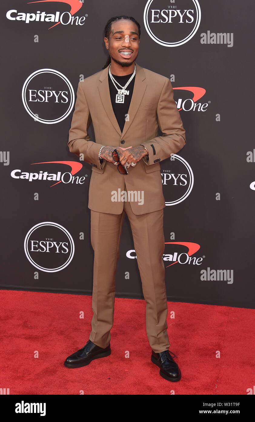 LOS ANGELES, CA - JULY 10: Quavo of Migos attends the 2019 ESPY Awards ...
