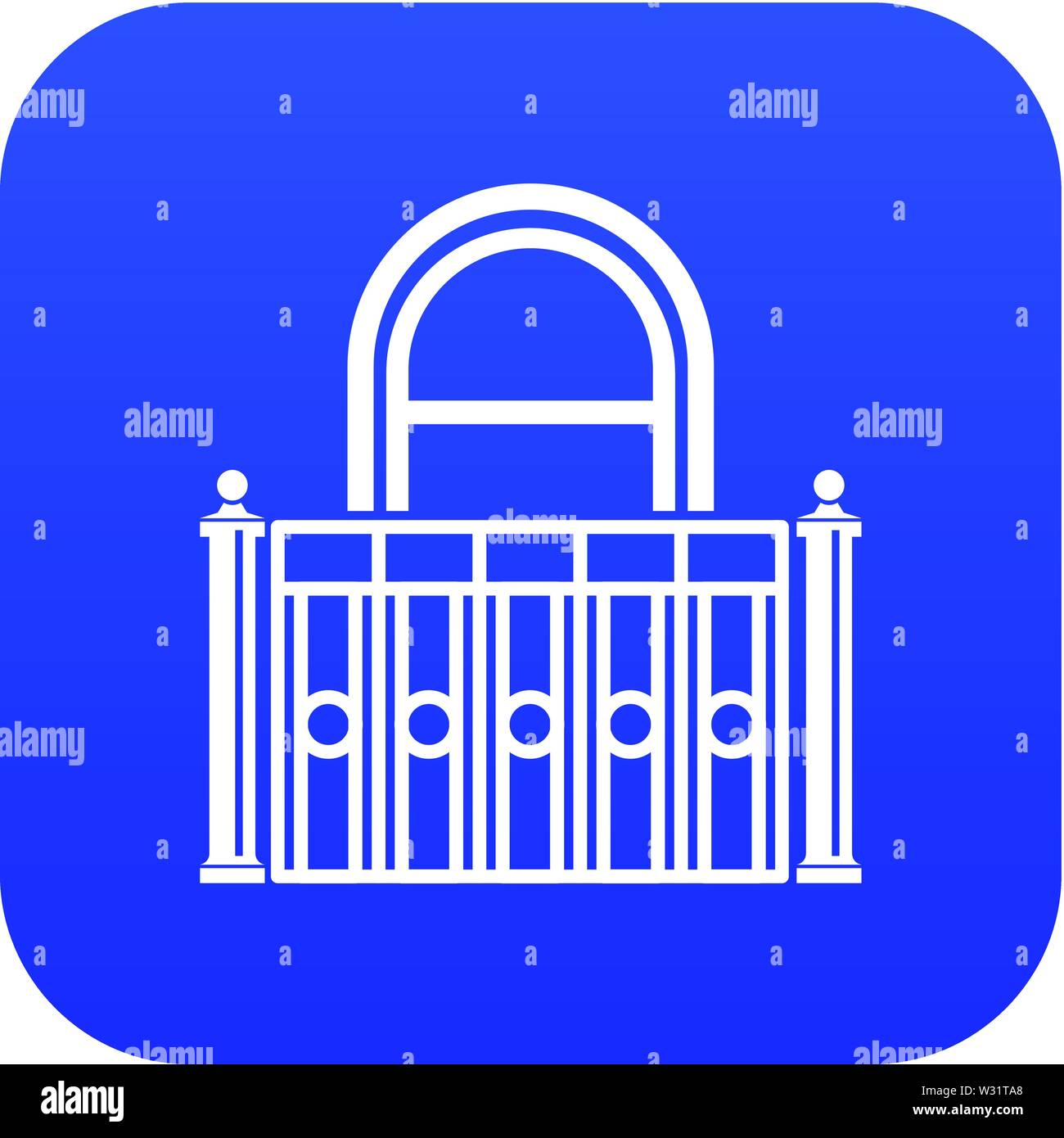 Building Balcony Icon Simple Style Stock Vector Image And Art Alamy