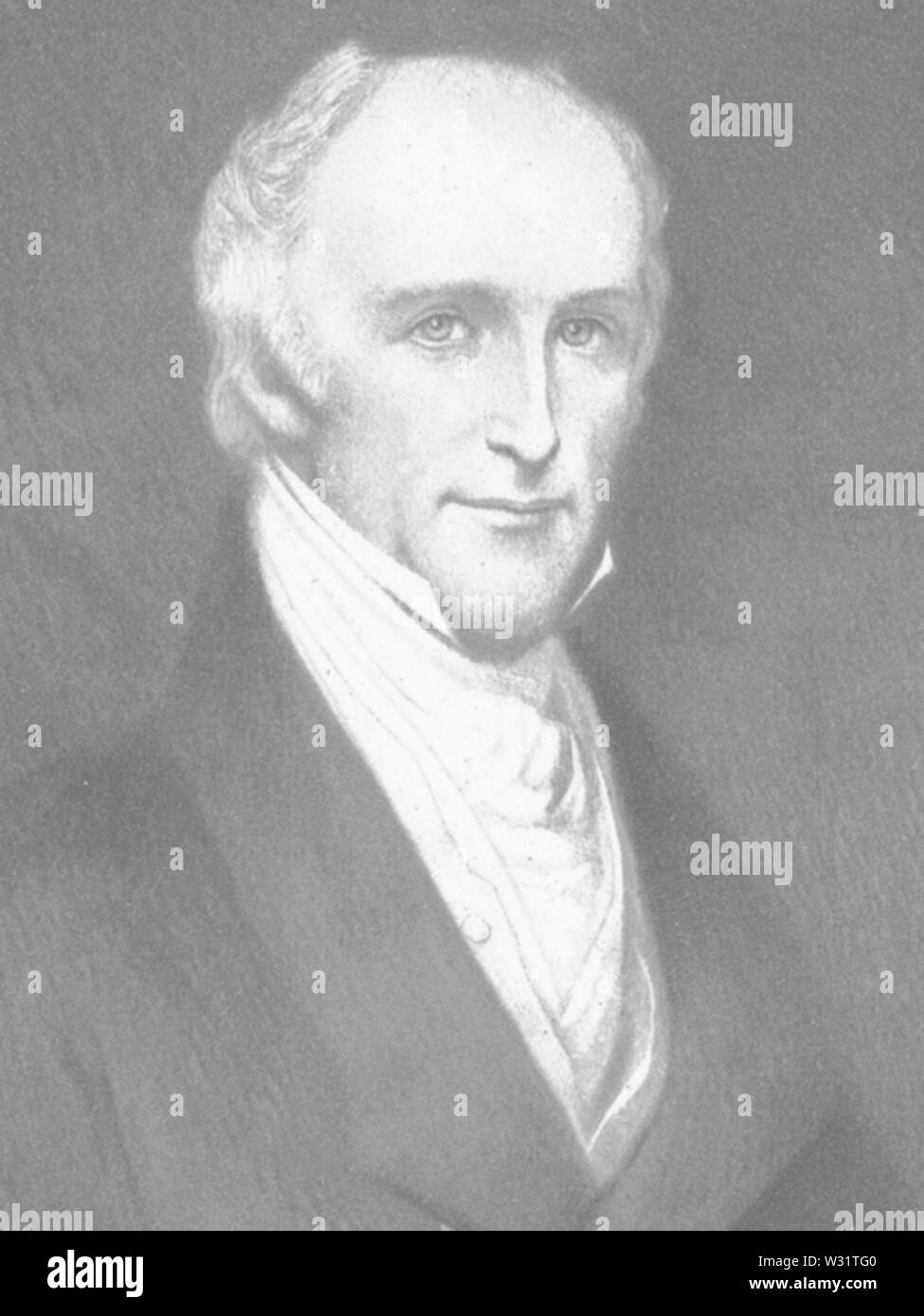 Richard Rush engraving (cropped 3x4 Stock Photo - Alamy