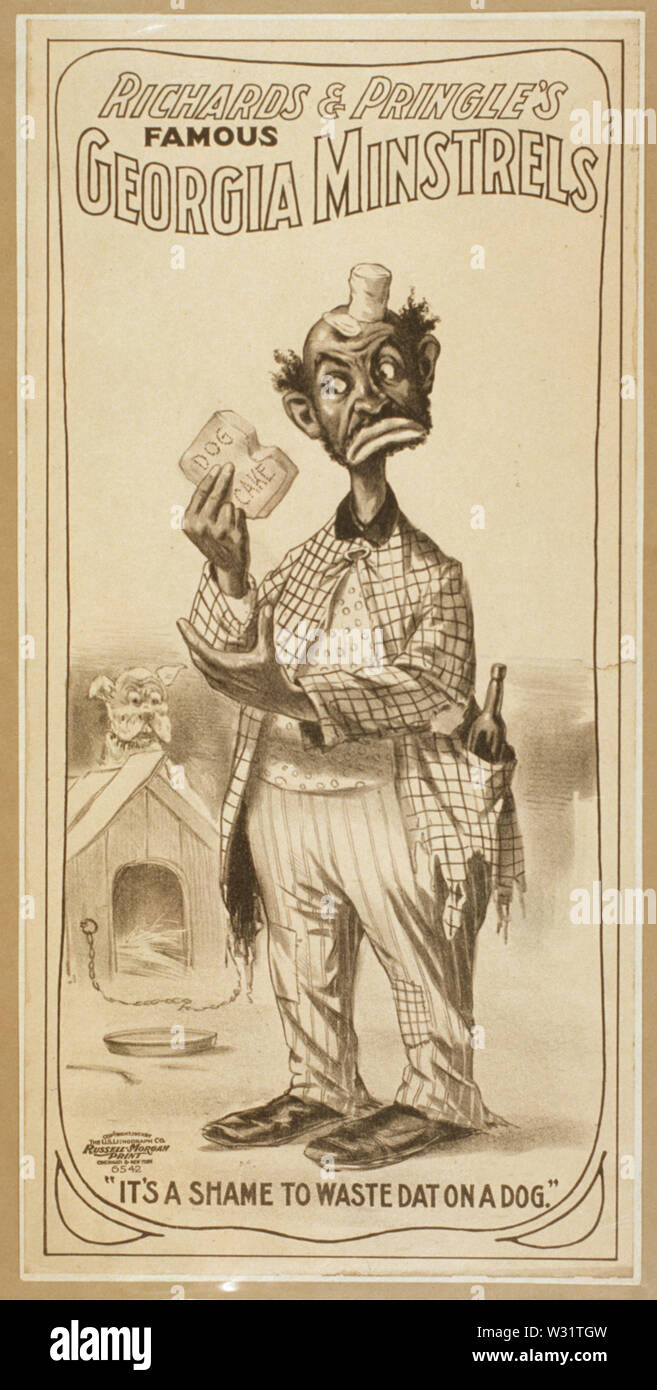 Richards & Pringle's Famous Georgia Minstrels Stock Photo - Alamy