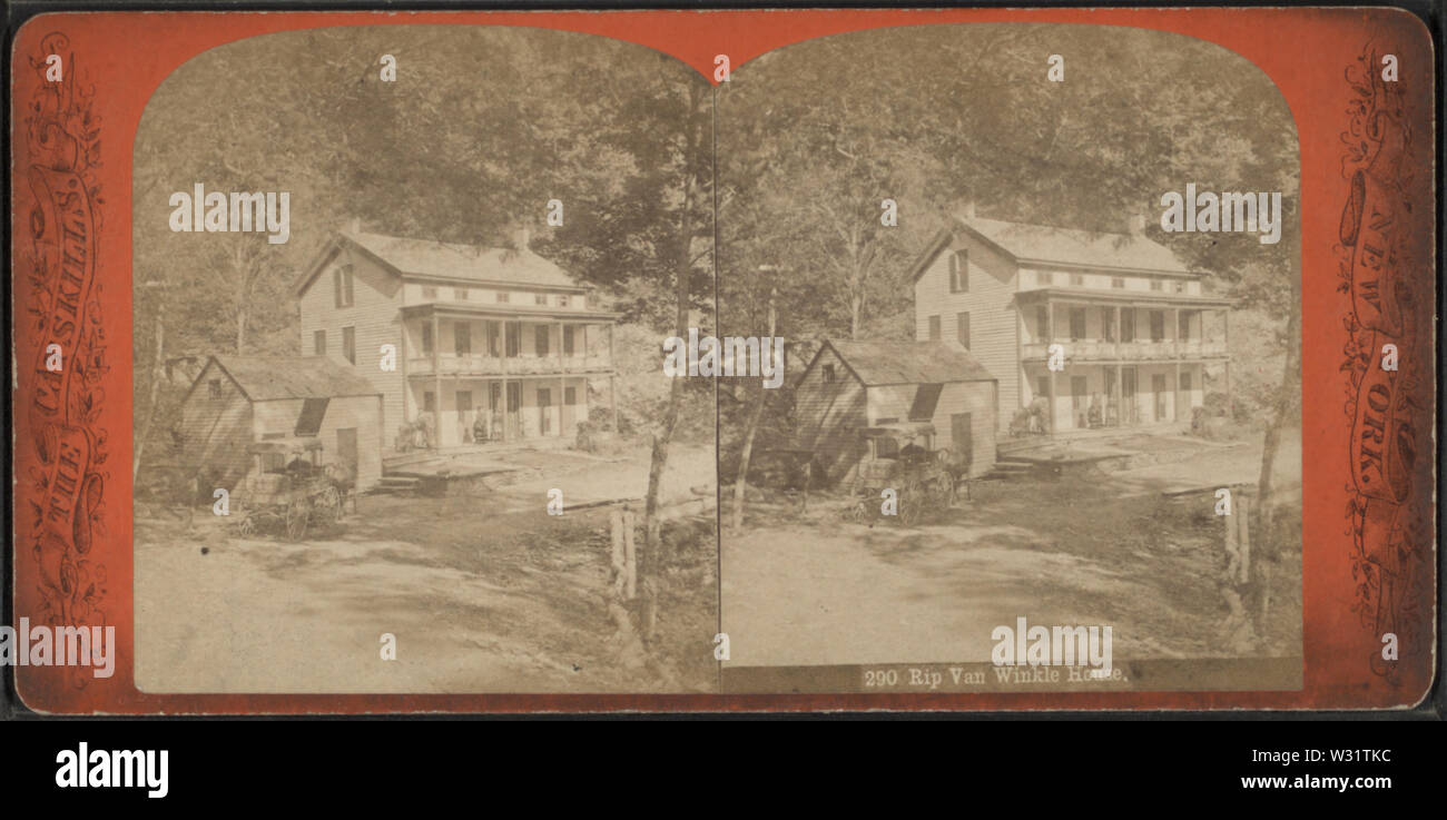 Rip Van Winkle House, by J Loeffler 2 Stock Photo - Alamy