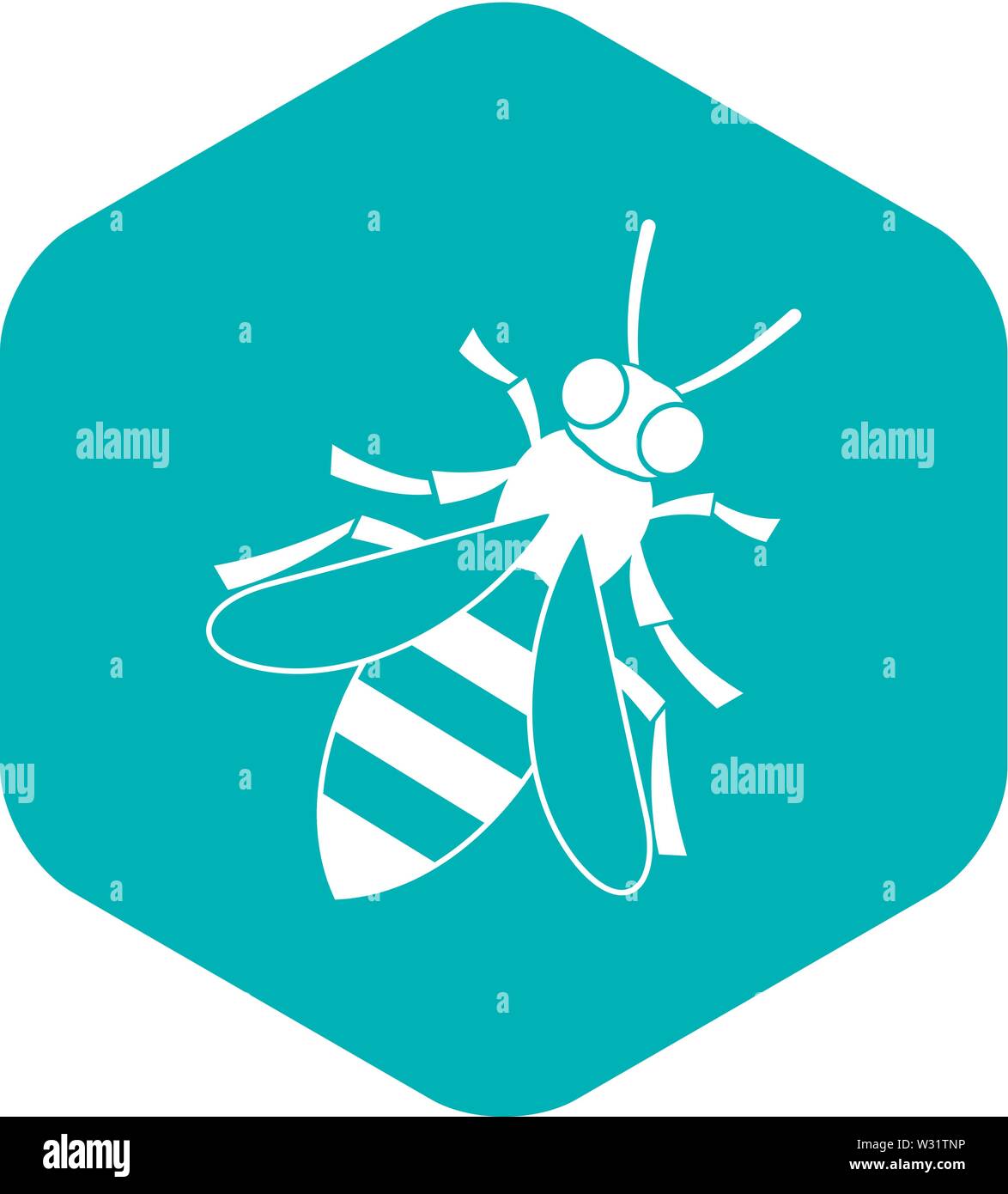 Honey bee icon, simple style Stock Vector Image & Art - Alamy