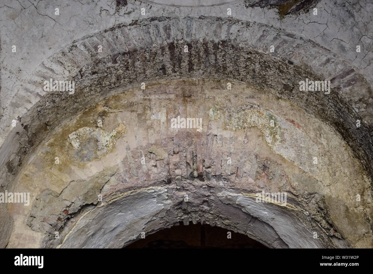 The building of the Church of St. Nicholas in Turkey, Demre. Walls ...