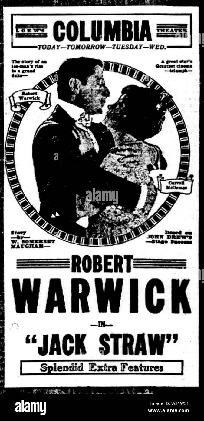 Robert warwick hi-res stock photography and images - Alamy