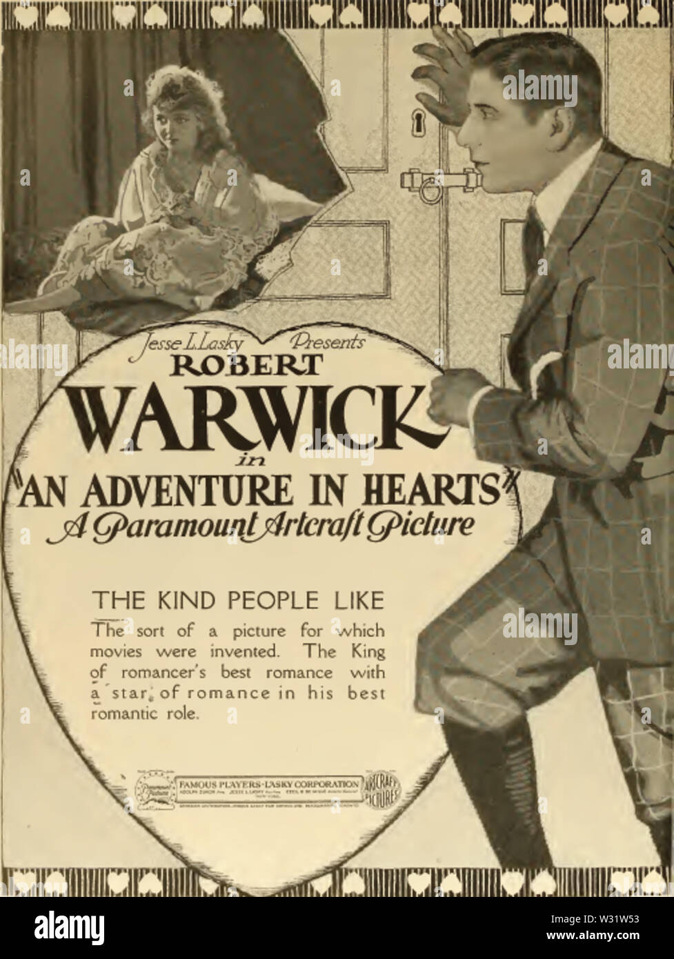 Robert Warwick The Adventure in Hearts Film Daily 1919 Stock Photo - Alamy