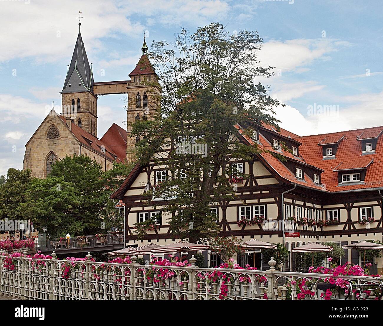 Beautiful historic Stuttgart Esslingen in Germany Stock Photo - Alamy