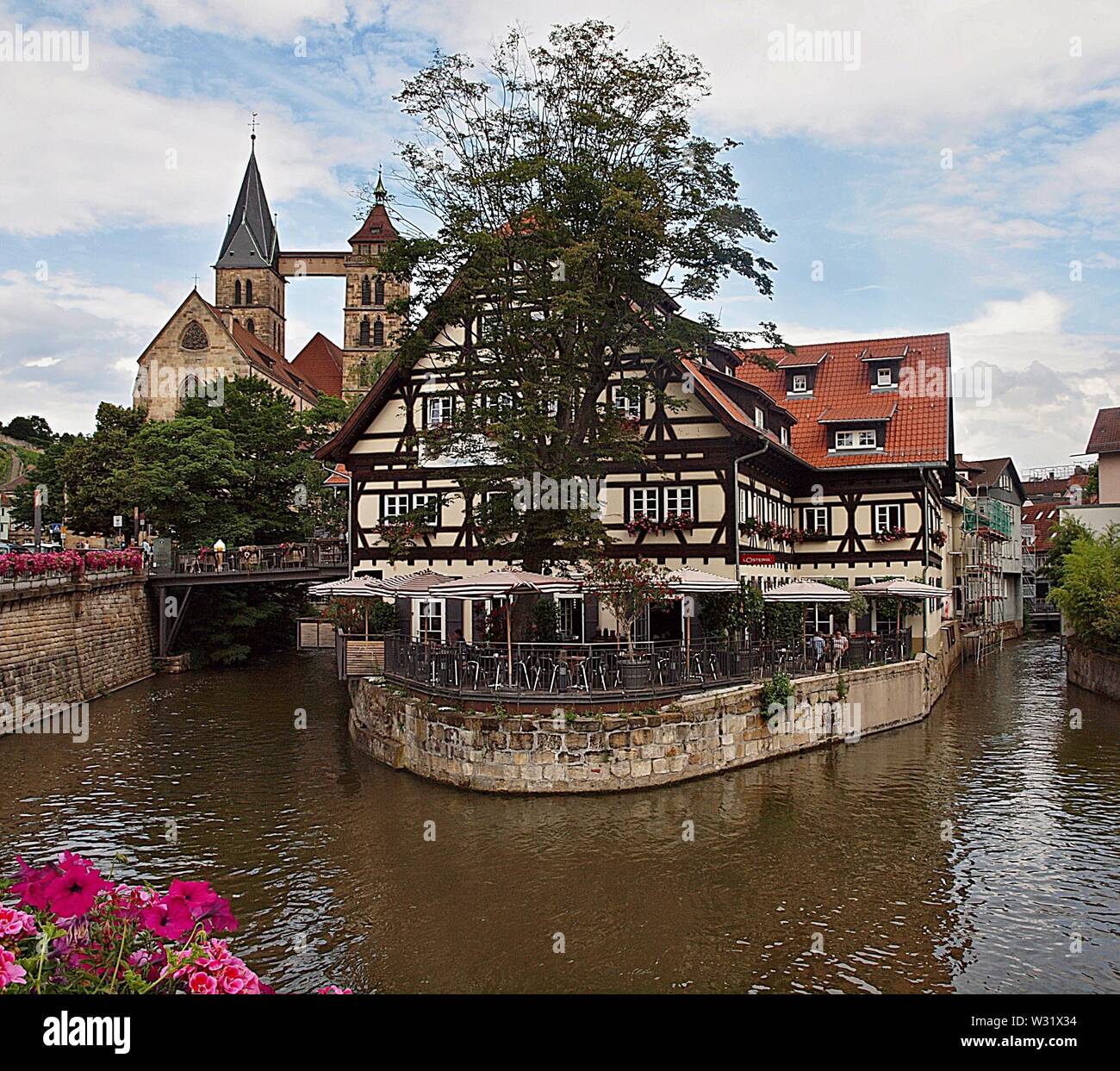 Beautiful historic Stuttgart Esslingen in Germany Stock Photo - Alamy