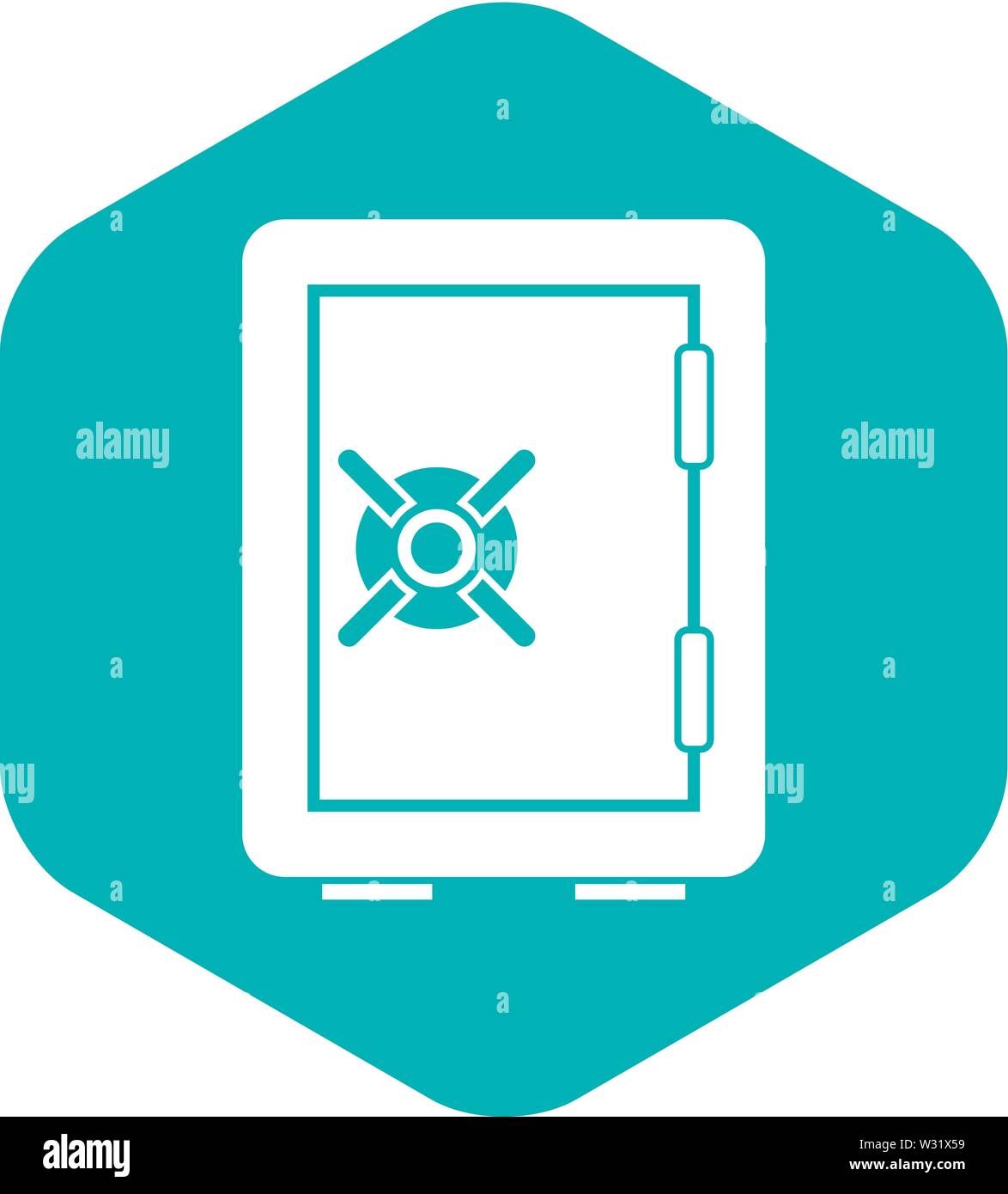 Safety deposit box icon, simple style Stock Vector Image & Art - Alamy