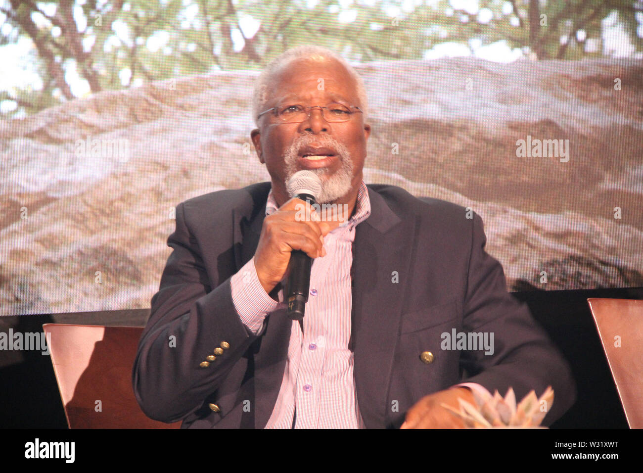 John Kani 07/10/2019 "The Lion King" Press Conference held at the ...