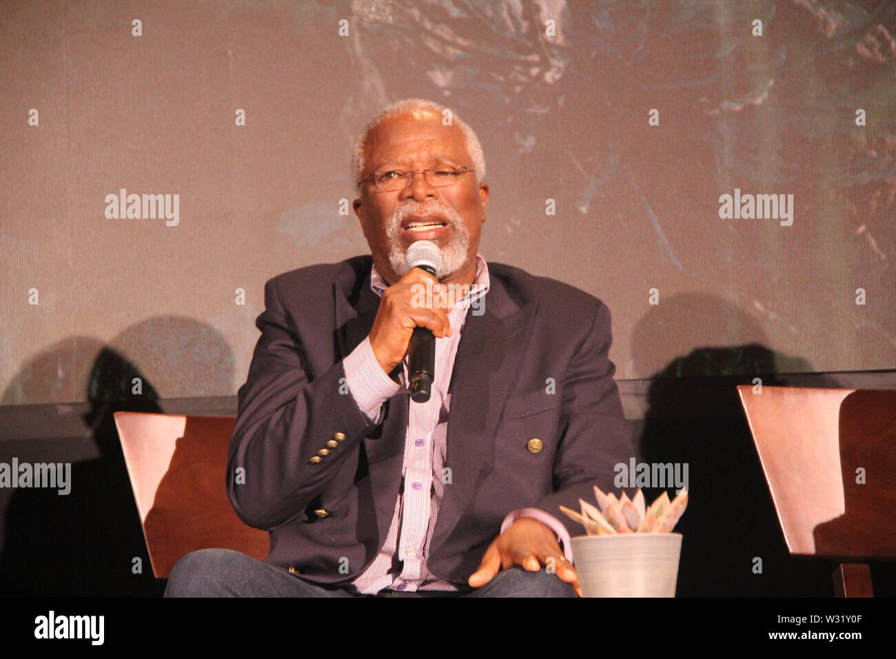 John Kani 07/10/2019 "The Lion King" Press Conference held at the ...
