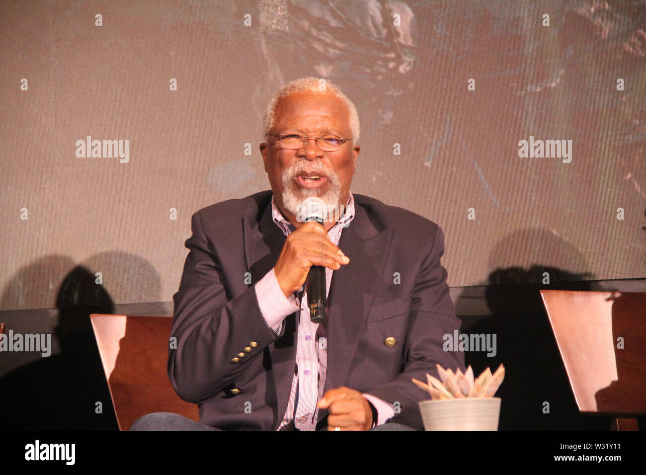 John Kani 07/10/2019 "The Lion King" Press Conference held at the ...