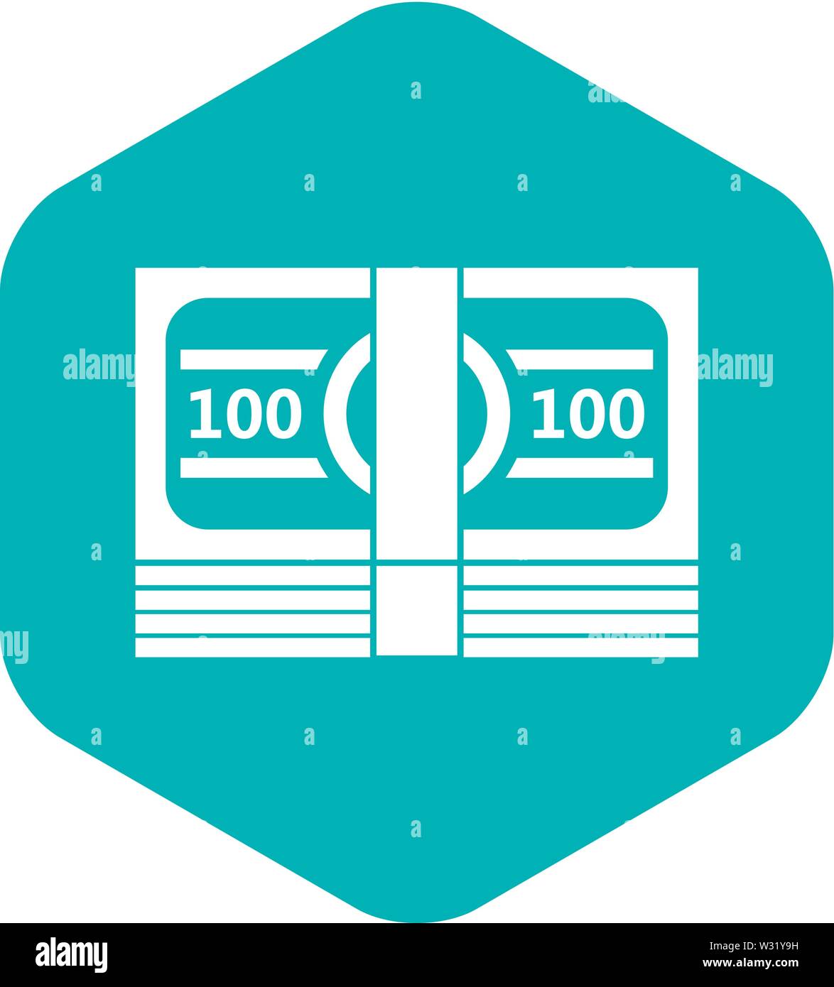 Bundle of money icon, simple style Stock Vector Image & Art - Alamy