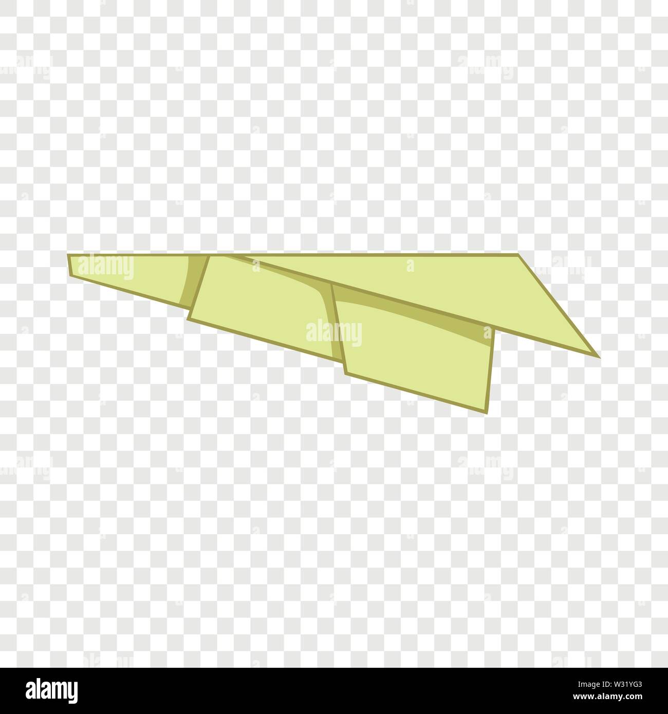 Origami plane icon, cartoon style Stock Vector Image & Art - Alamy