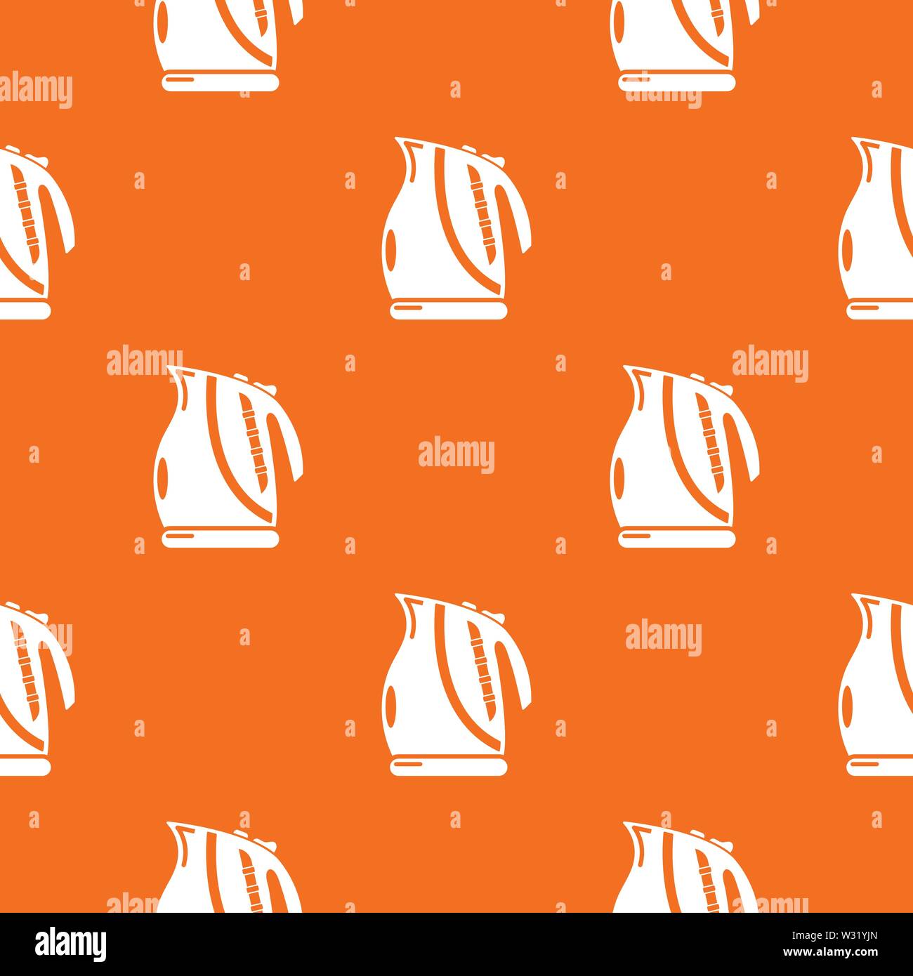 Kettle power pattern vector orange Stock Vector Image & Art - Alamy
