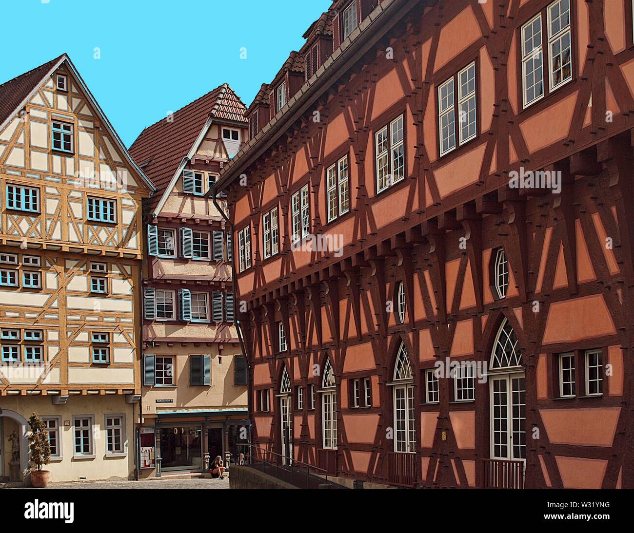 Beautiful historic Stuttgart Esslingen in Germany Stock Photo - Alamy