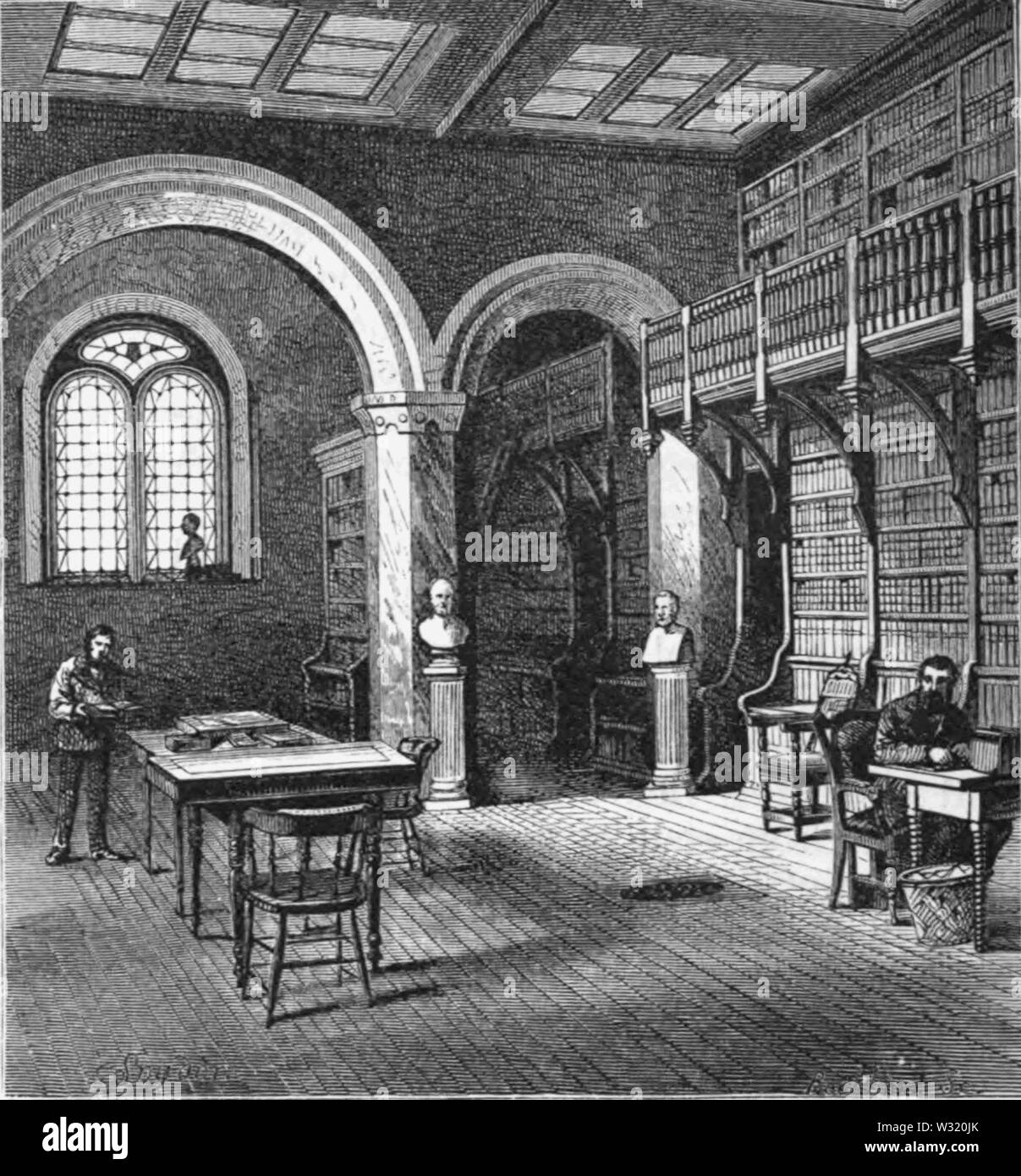 SMO V12 D064 The Bowdoin library Stock Photo - Alamy