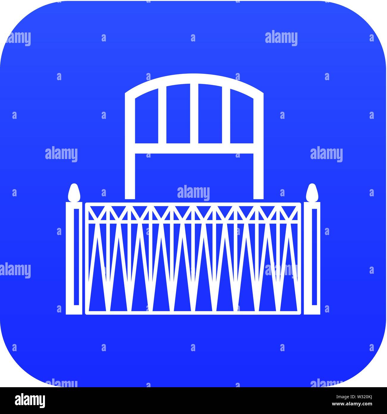 Lattice Balcony Icon Simple Style Stock Vector Image And Art Alamy