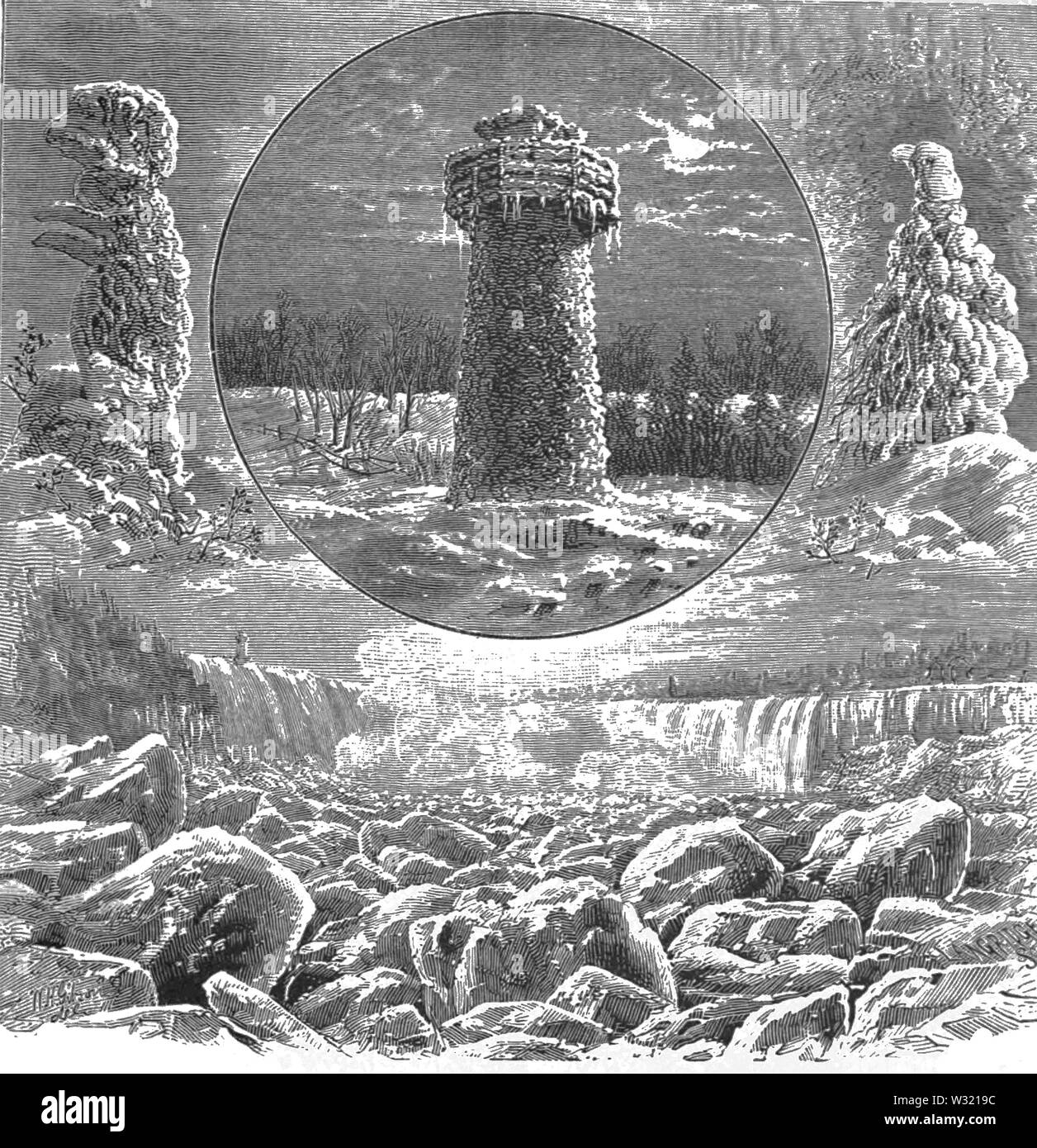 Ice and bridge Black and White Stock Photos & Images - Alamy