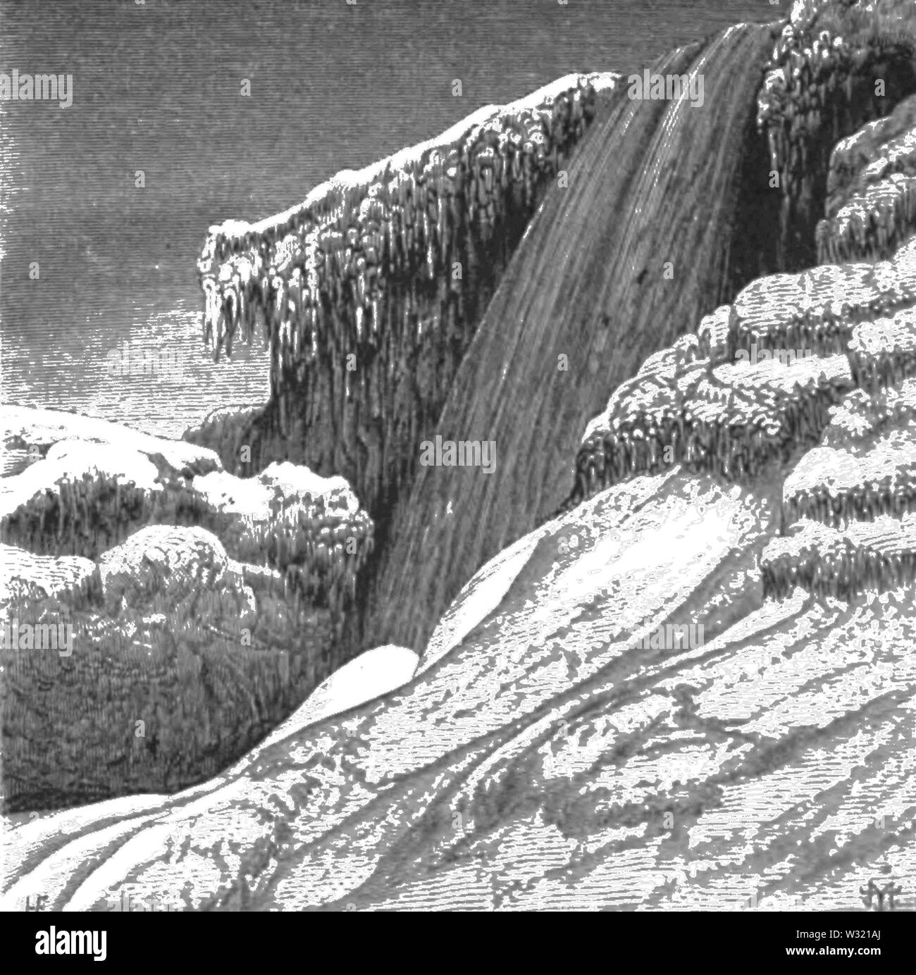 Icy feature Black and White Stock Photos & Images - Alamy