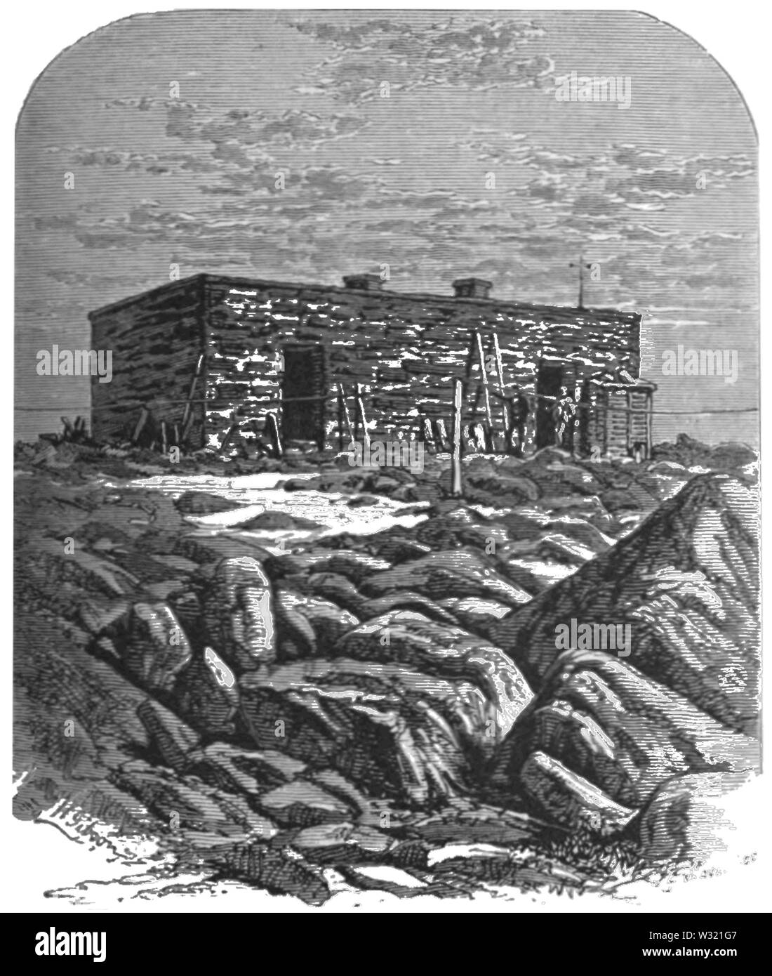 Us signal station Black and White Stock Photos & Images - Alamy