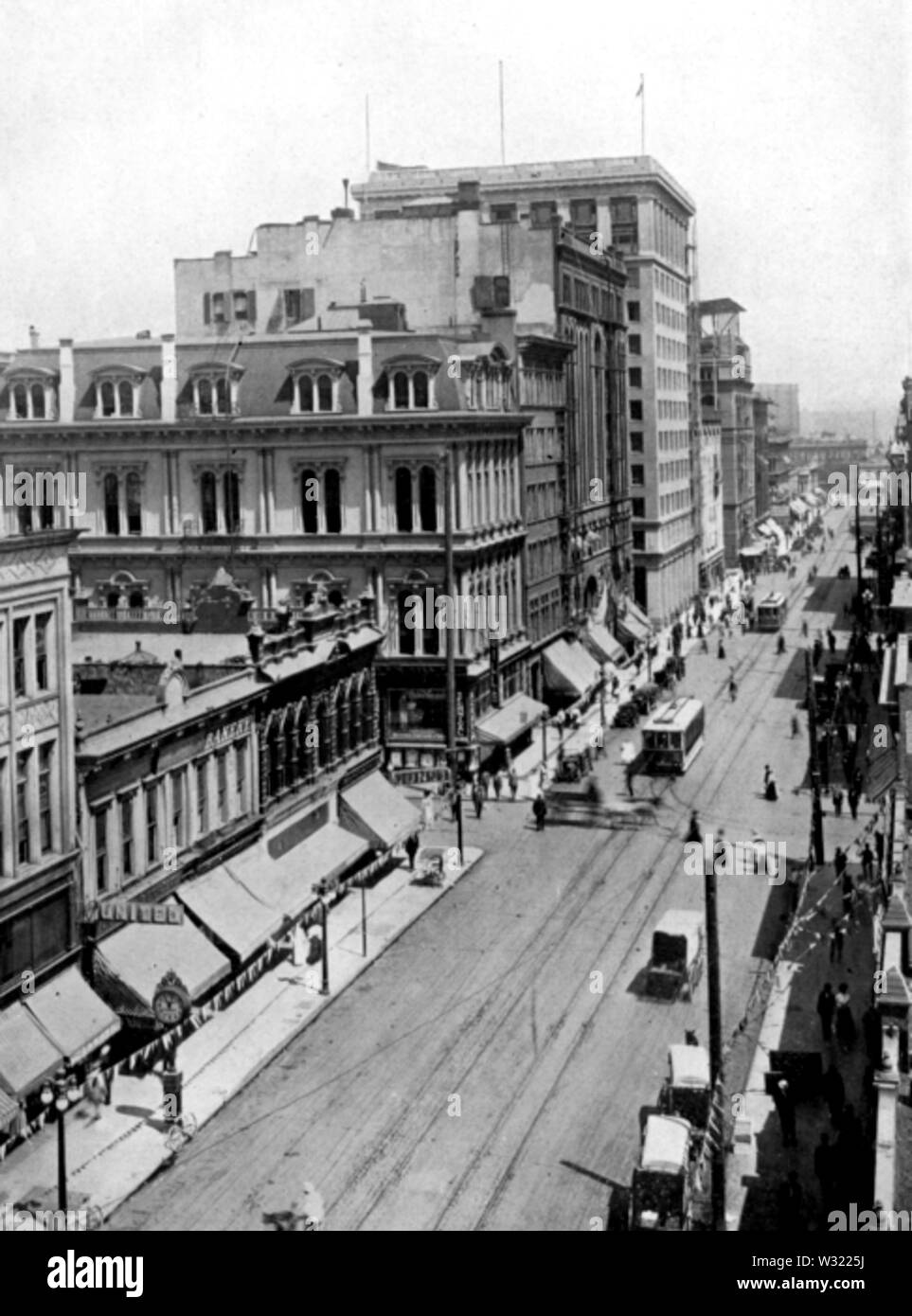Looking north from historic Black and White Stock Photos & Images - Alamy