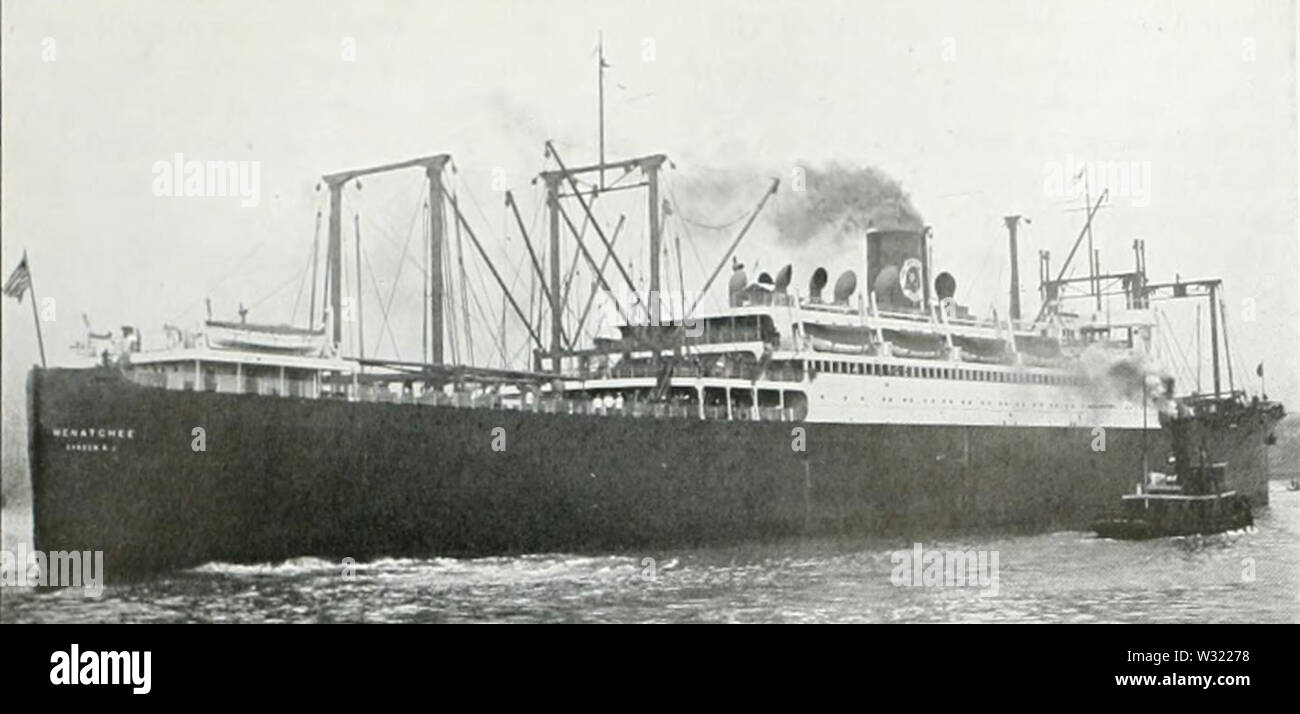 SS Wenatchee (1919) Arrives in Seattle Stock Photo - Alamy