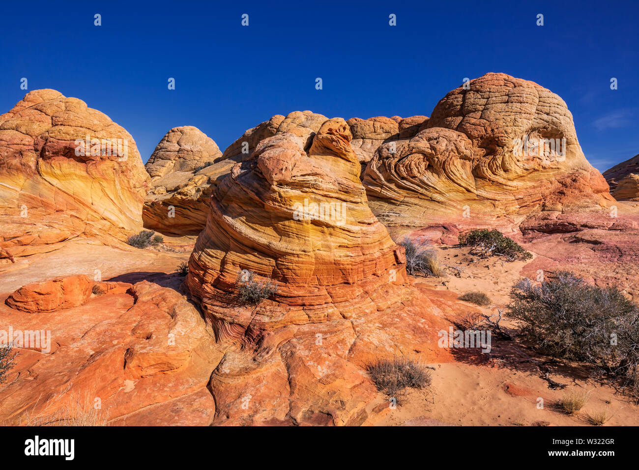 The Wave, Arizona, Canyon Rock Formation. Vermillion Cliffs, Paria ...