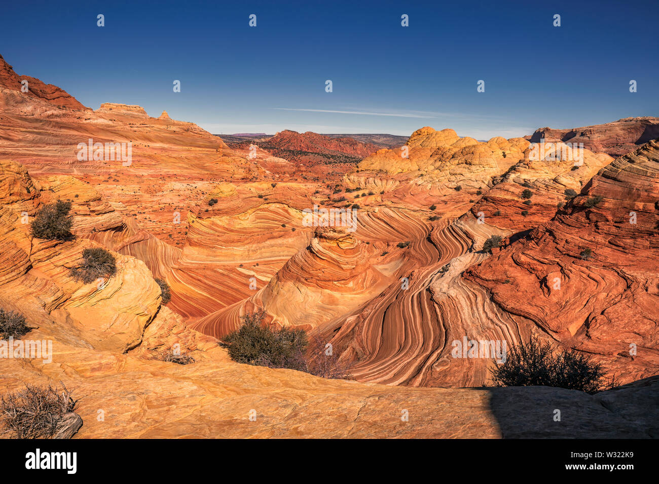 The Wave, Arizona, Canyon Rock Formation. Vermillion Cliffs, Paria ...