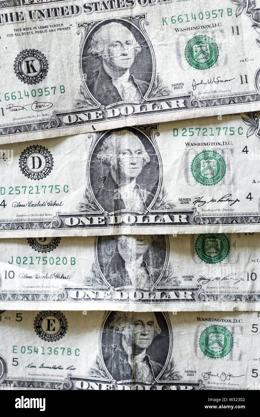 Money in a pile, heap of American currency notes. Dollar bills for cash ...