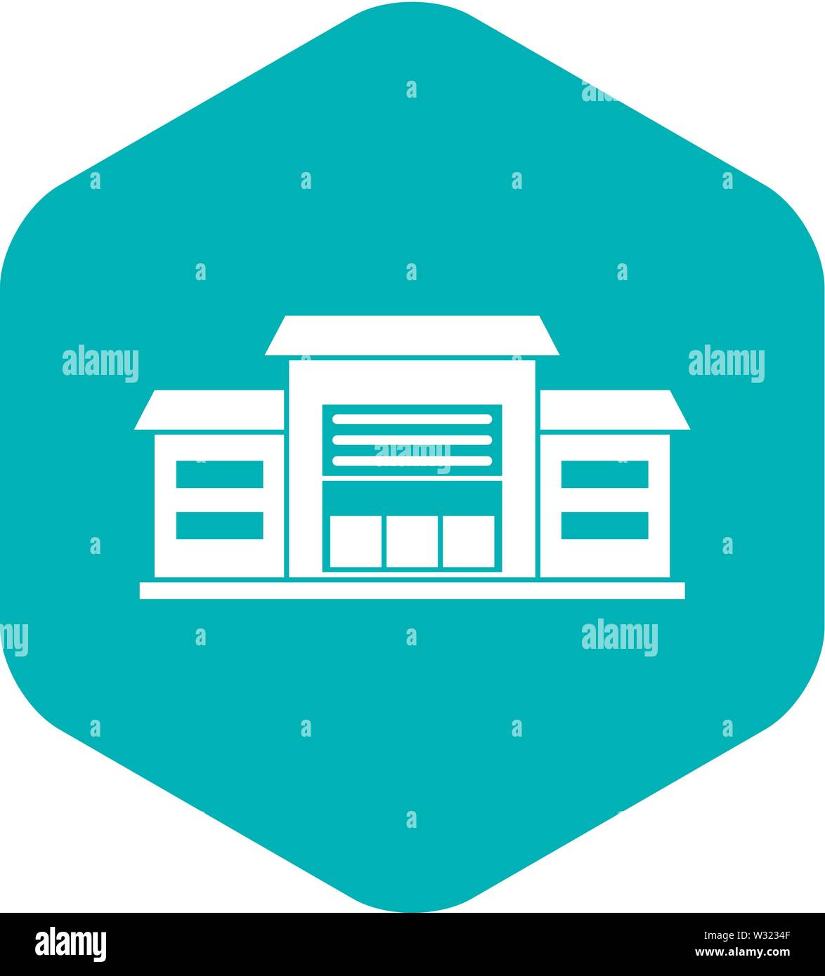 Warehouse icon, simple style Stock Vector Image & Art - Alamy