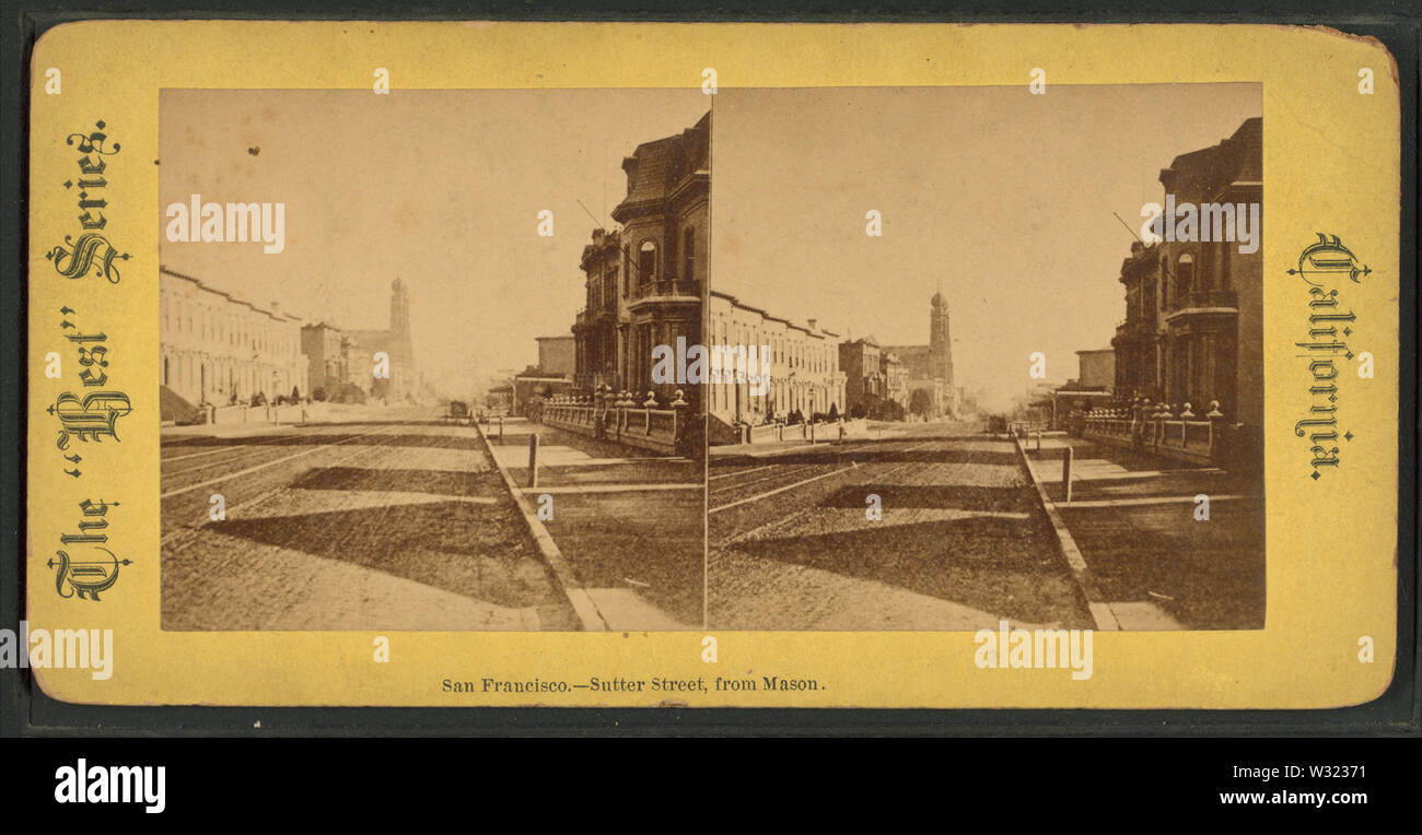 San Francisco - Sutter Street, from Mason, from Robert N Dennis ...