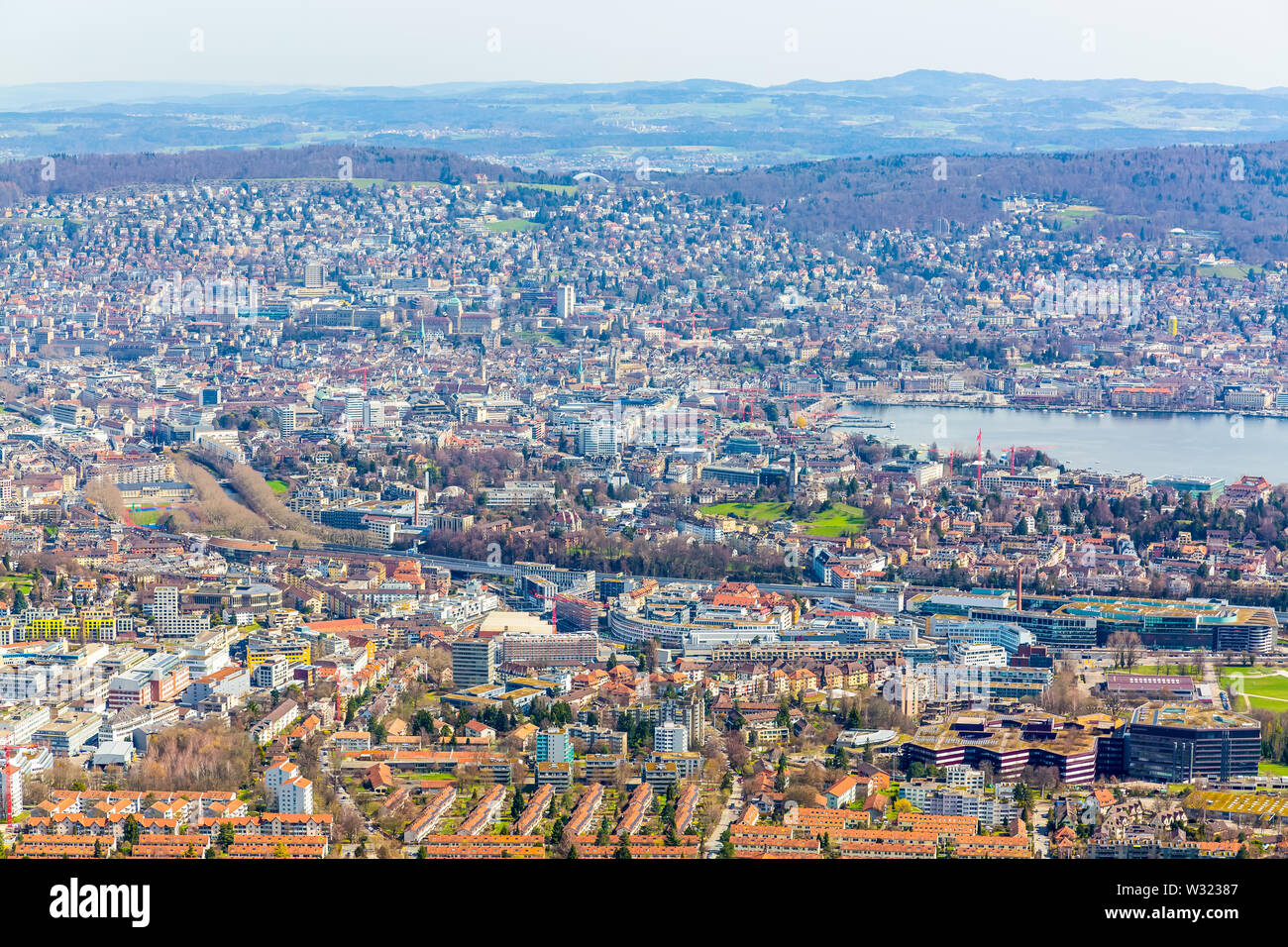 Uetliberg aerial hi-res stock photography and images - Alamy