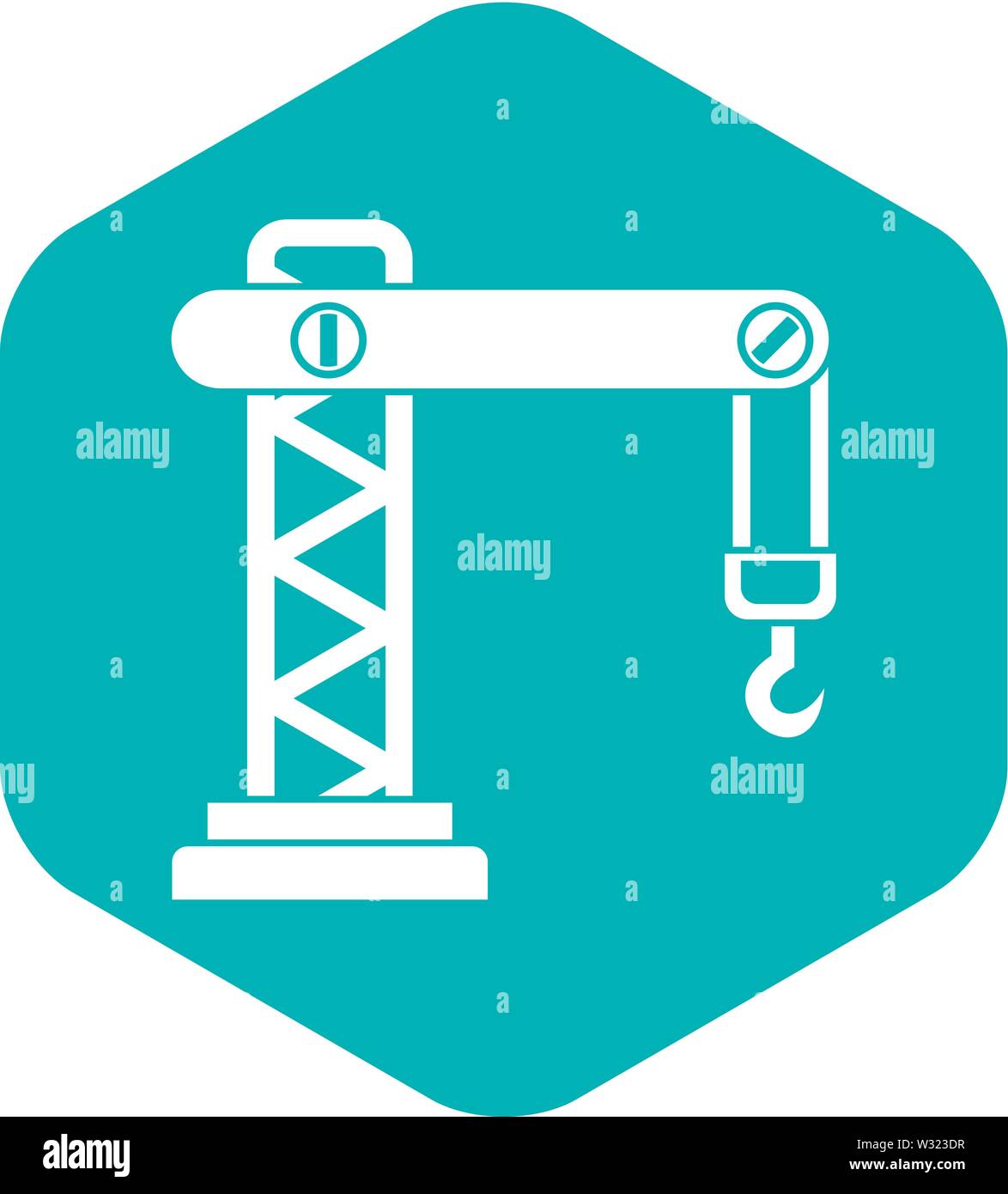 Crane icon, simple style Stock Vector Image & Art - Alamy