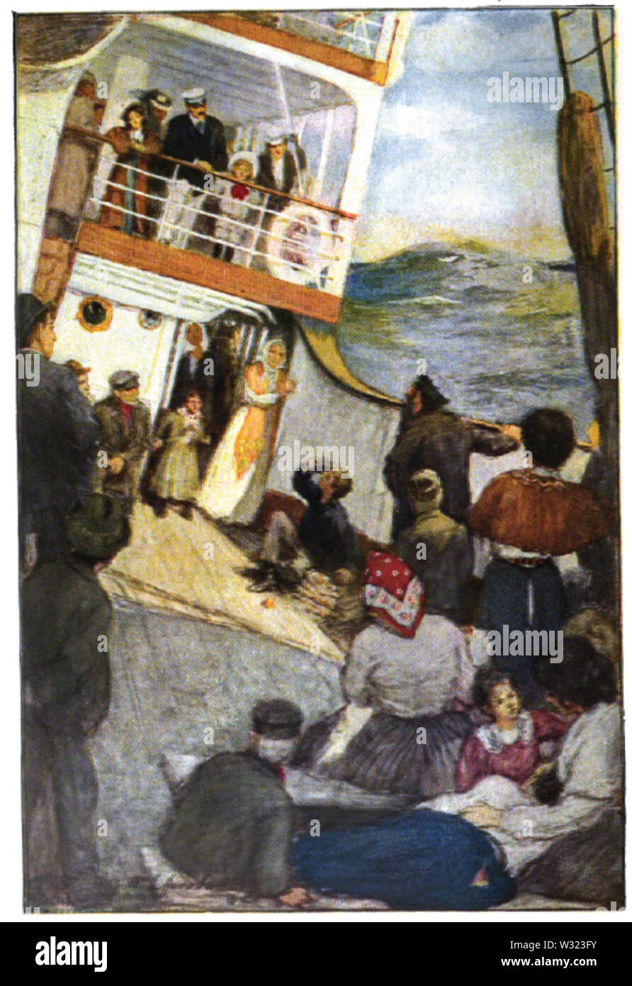 Sandy frontispiece illustration (1904 Stock Photo - Alamy