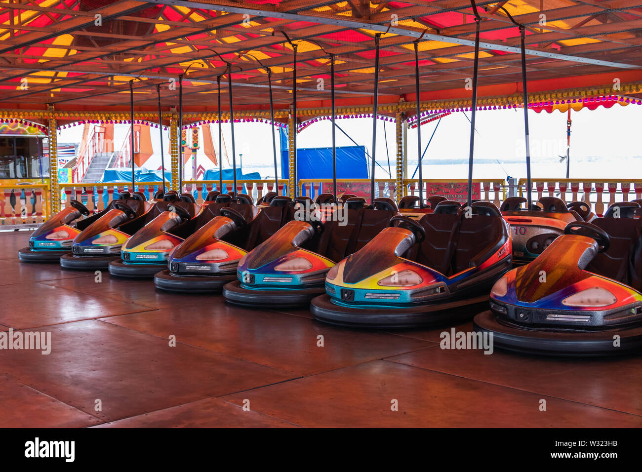 Carnival ride cars hi-res stock photography and images - Alamy