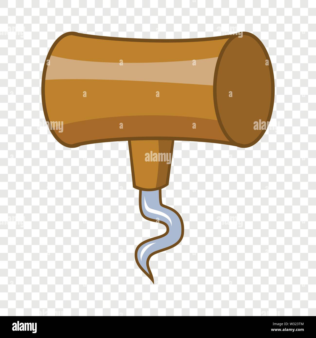 Corkscrew icon, cartoon style Stock Vector Image & Art - Alamy