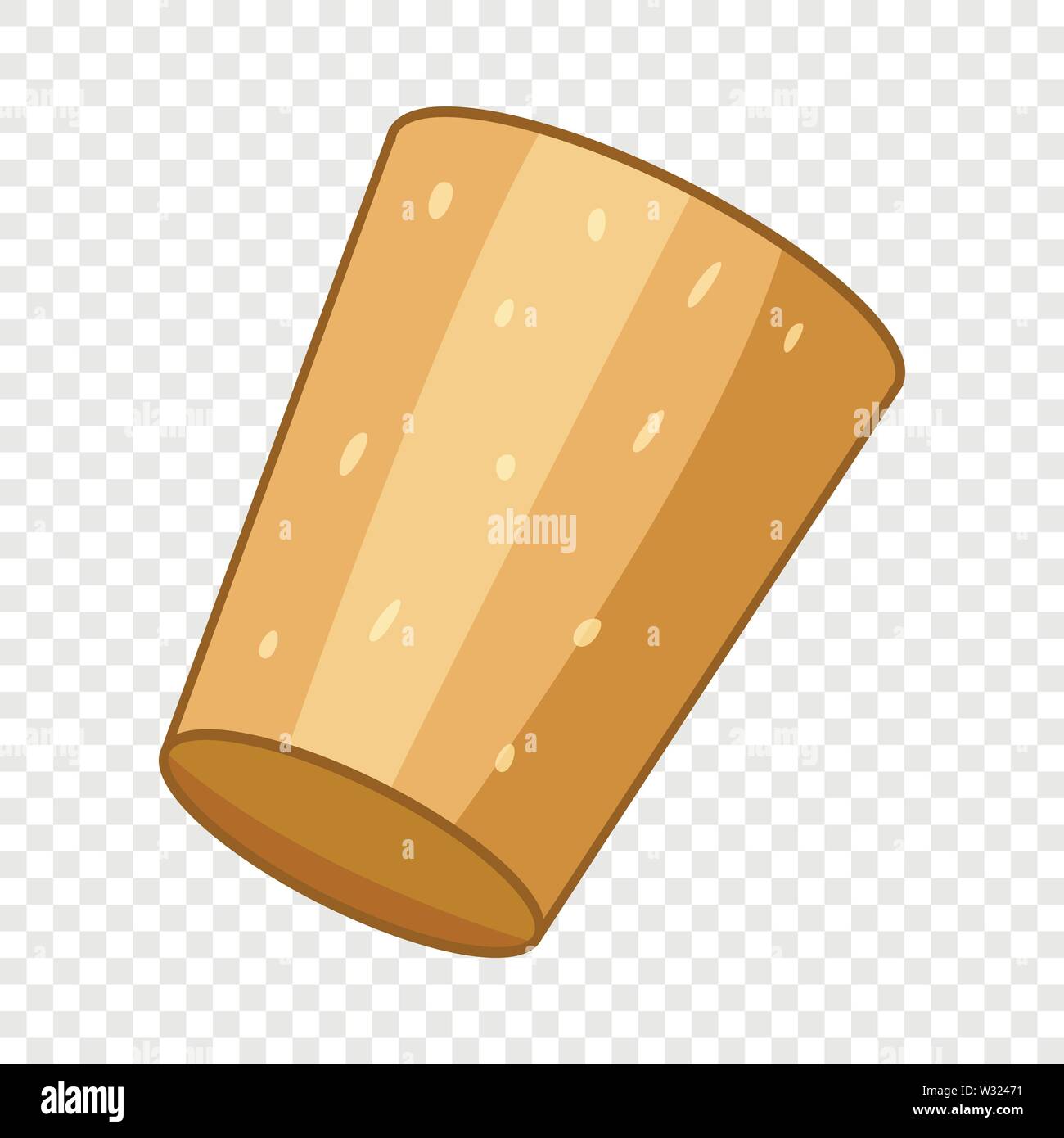 Brown cork plug icon, cartoon style Stock Vector Image & Art - Alamy