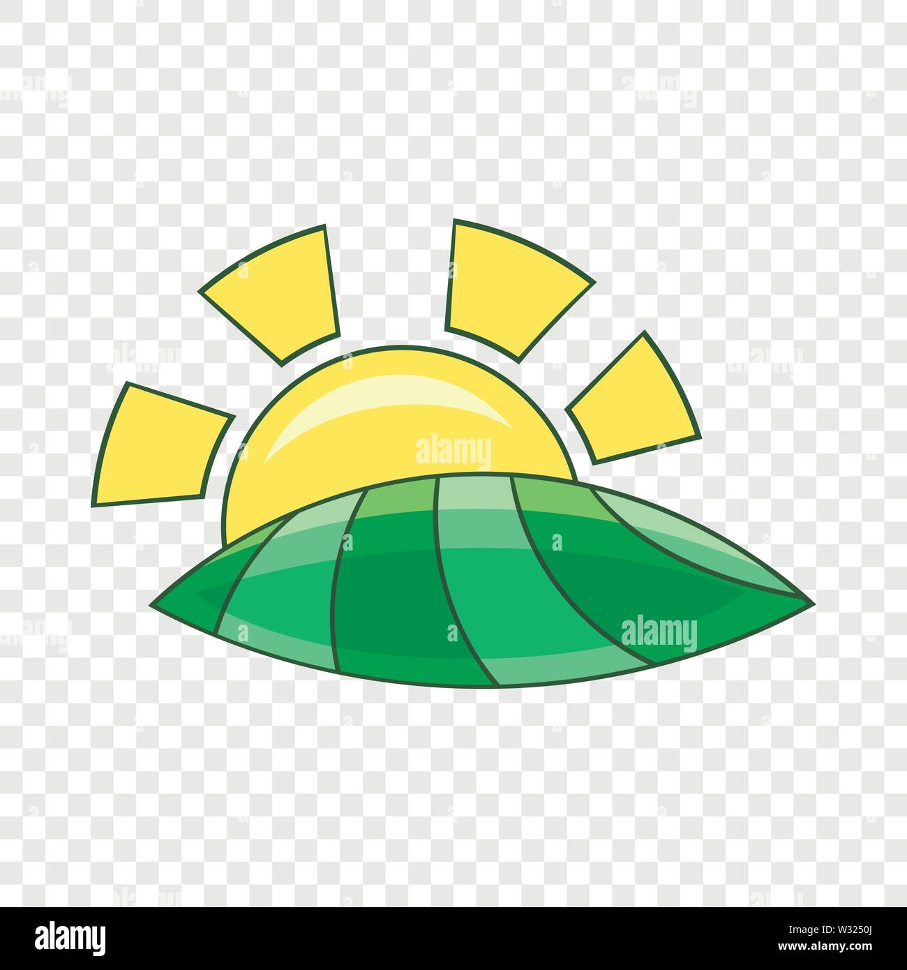 Morning sunrise icon, cartoon style Stock Vector Image & Art - Alamy