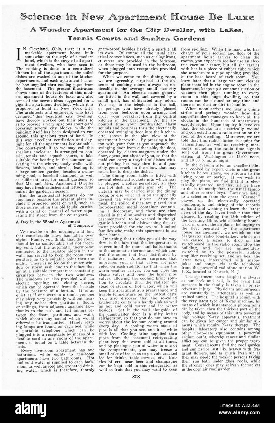 Science and Invention Jan 1922 pg808 Stock Photo - Alamy