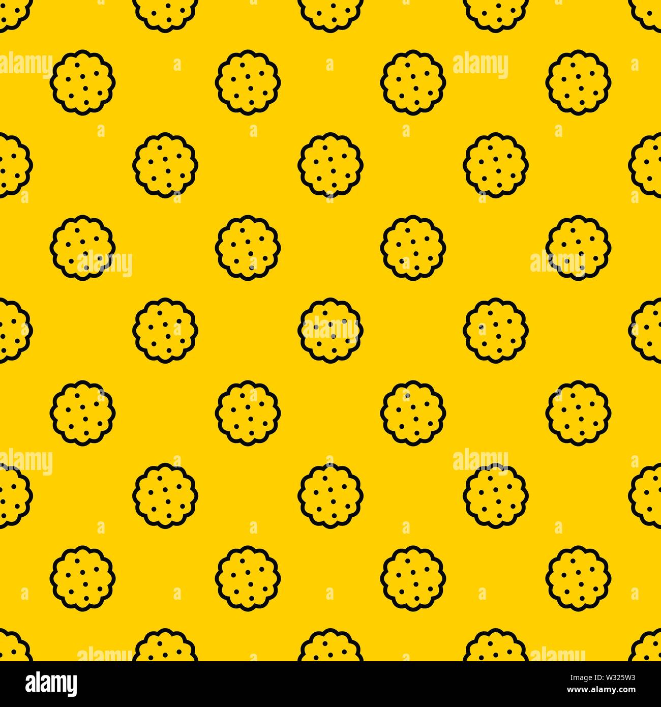 Cookies pattern vector Stock Vector Image & Art - Alamy